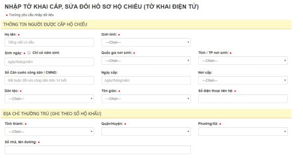 Kinh nghiệm đi làm passport bằng cách đăng ký online