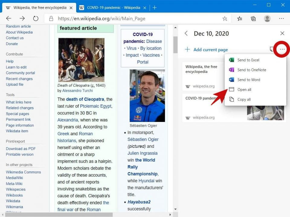 Cách sử dụng Collections trên Microsoft Edge