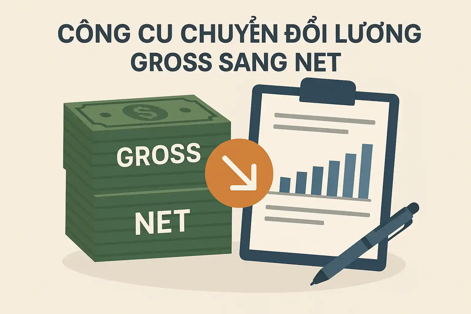 Lương gross là gì? Công cụ tính lương gross sang net đơn giản
